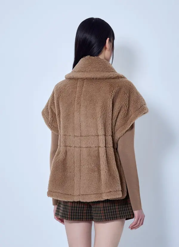 Max Mara Belted Teddy Cape