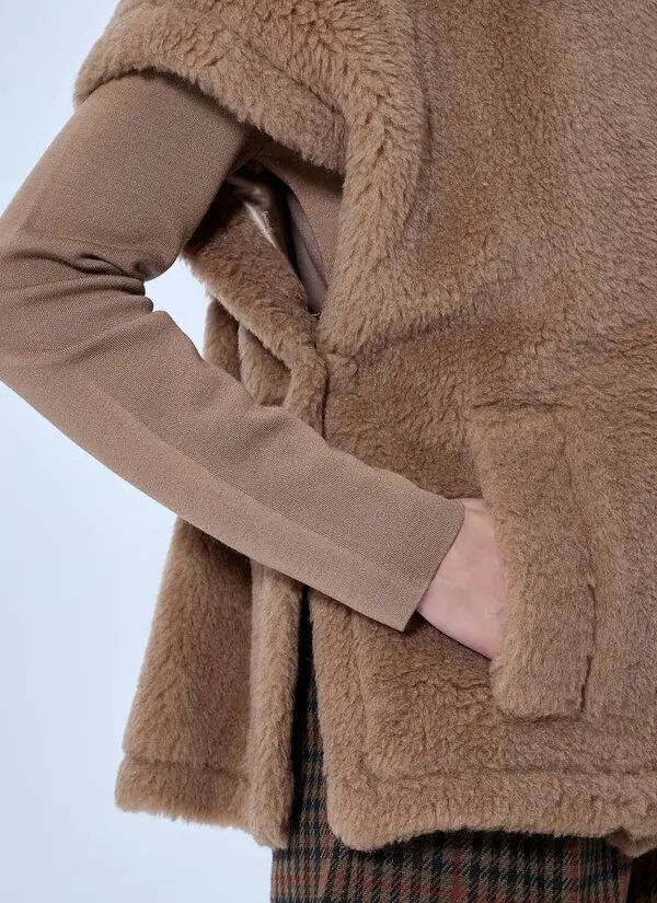 Max Mara Belted Teddy Cape