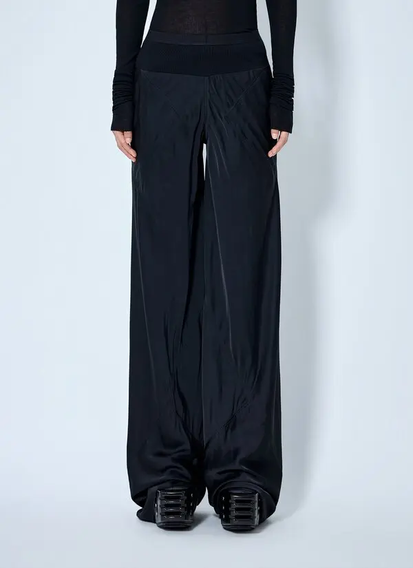 Rick Owens Bias Wide-leg Pants - Black