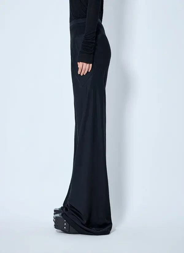 Rick Owens Bias Wide-leg Pants - Black