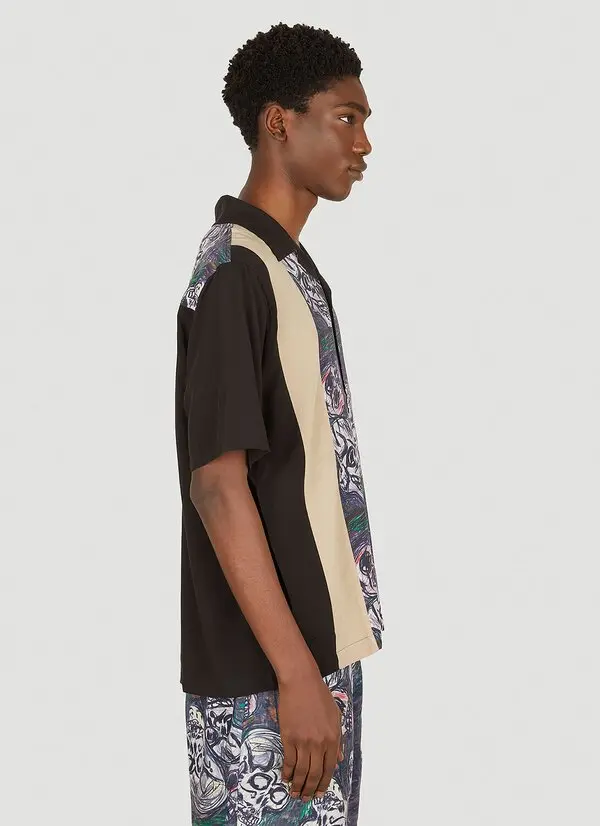 P.A.M. Skulls Bowling Shirt