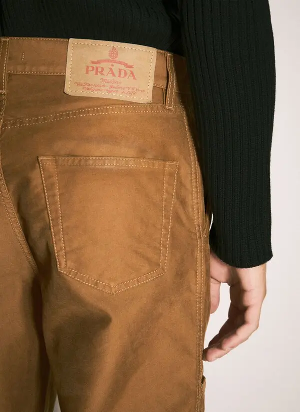 Prada Moleskin Cargo Pants