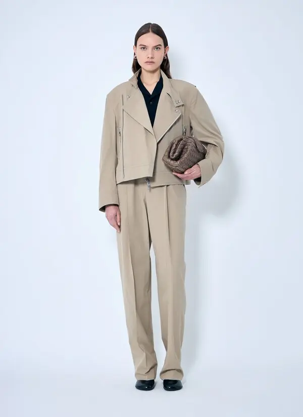 Bottega Veneta Compact Cotton Pants