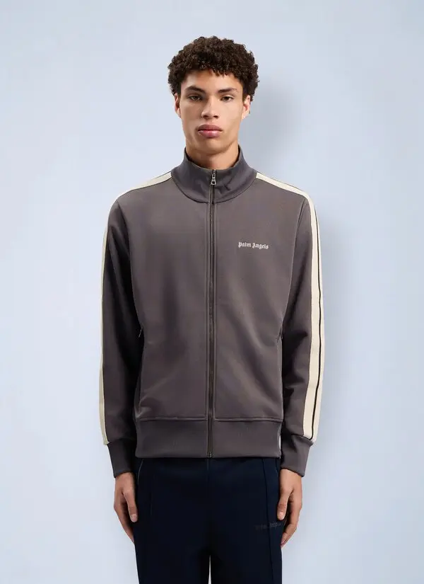 Palm Angels Classic Logo Track Jacket - Grey