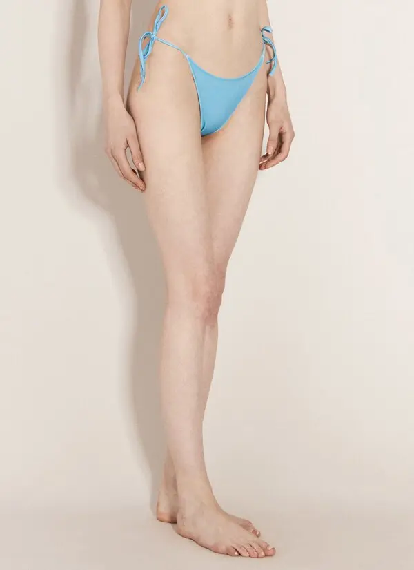 Vetements Self-tie Bikini Bottom - Blue