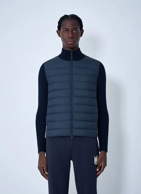 Moncler Logo Motif Cardigan - Navy