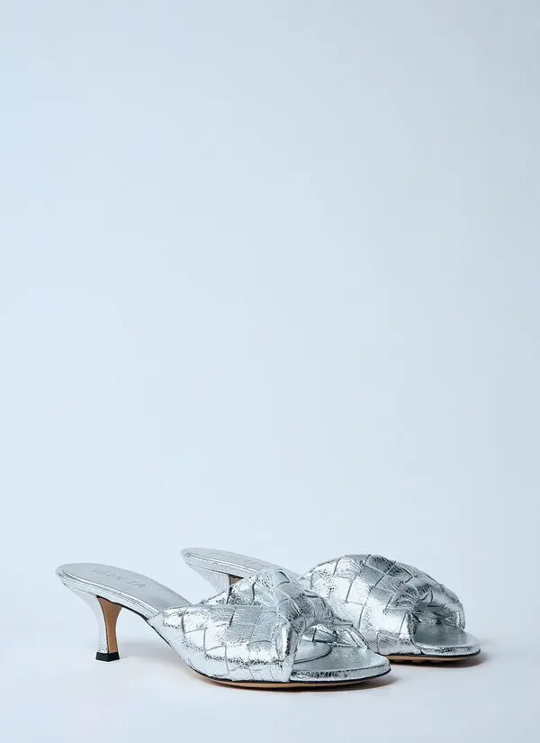 Bottega Veneta Blink Heeled Mules