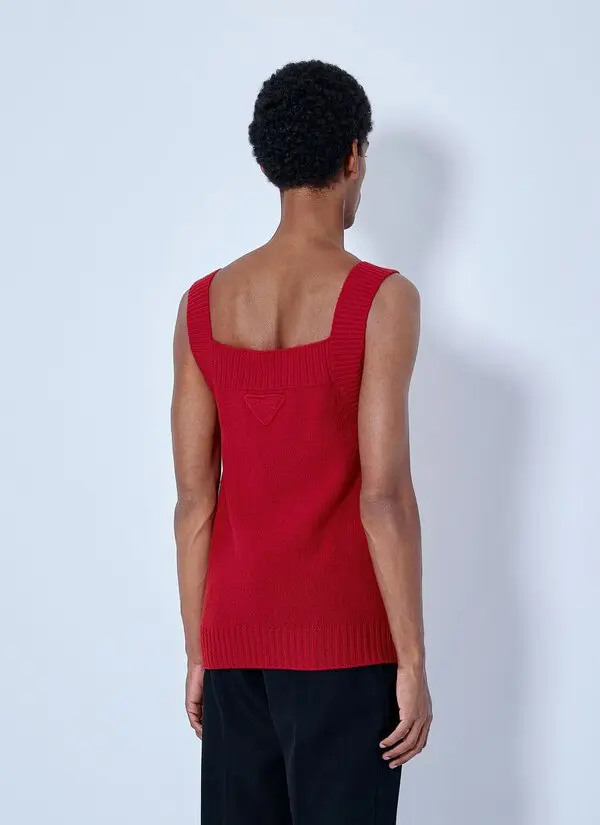 Prada Shetland Wool Tank Top