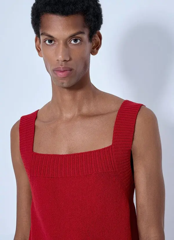 Prada Shetland Wool Tank Top