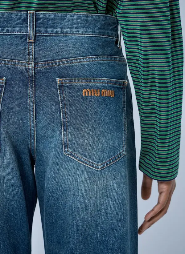 Miu Miu Wide-leg Denim Jeans