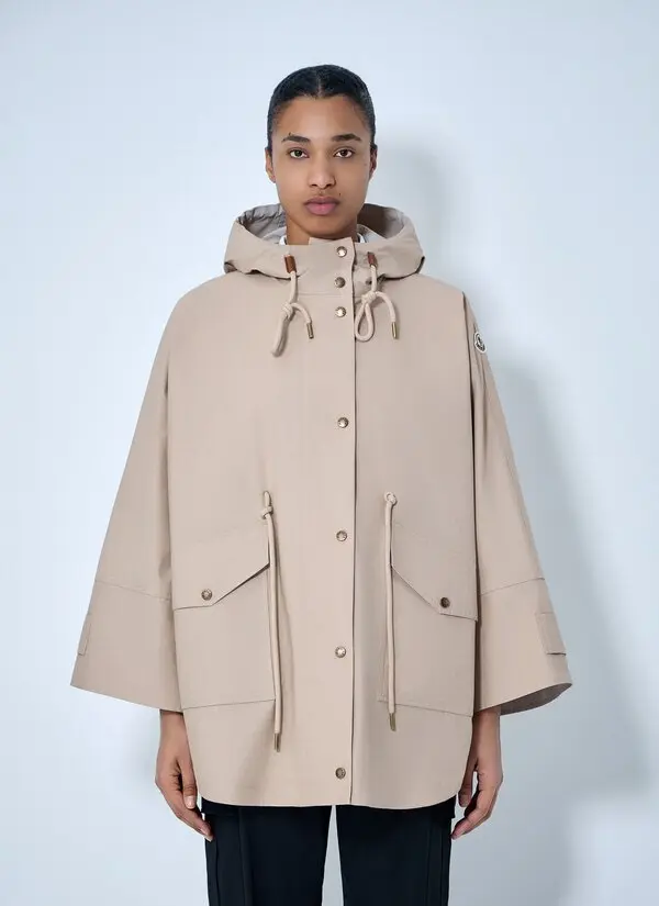 Moncler Brunnera Long Parka - Beige