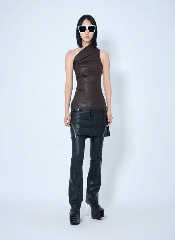 Rick Owens Athena One-shoulder Tank Top