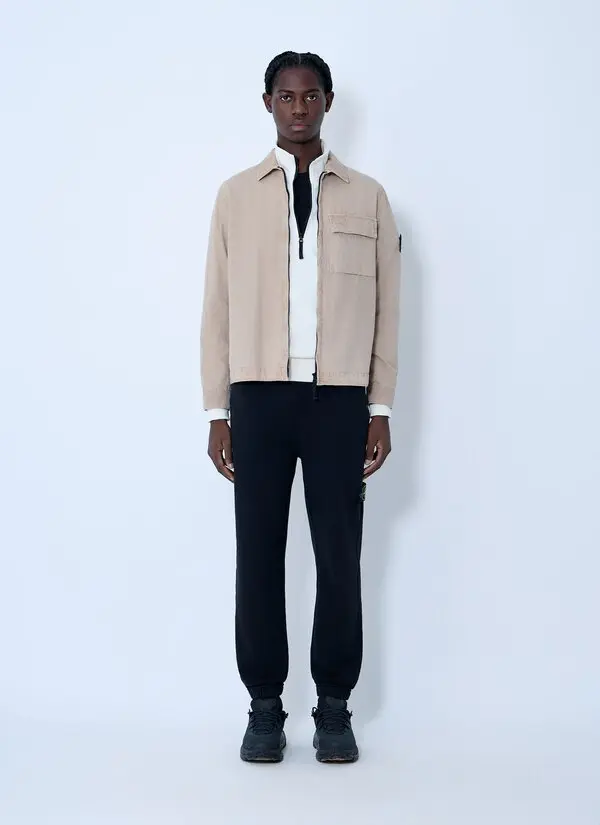 Stone Island Logo Patch Overshirt