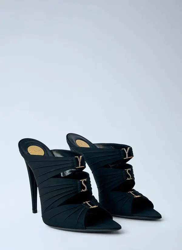 Saint Laurent Emilie Mules Sandals