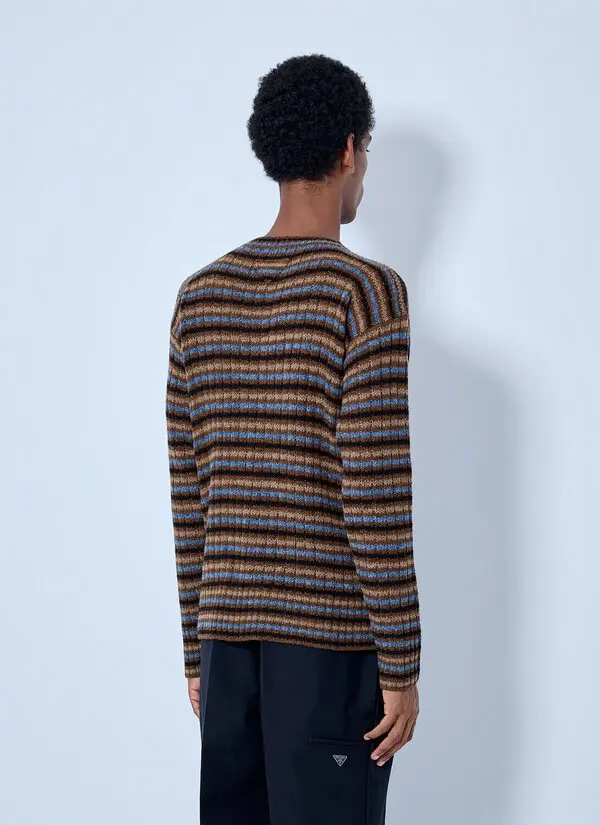 Prada Shetland Wool Boatneck Sweater
