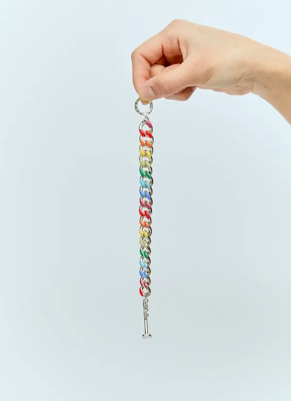 Fry Powers Rainbow Chunky Chain Link Bracelet