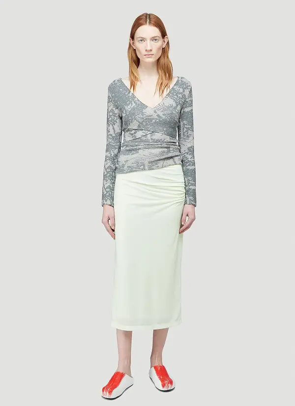Eckhaus Latta Poison Wrap Top