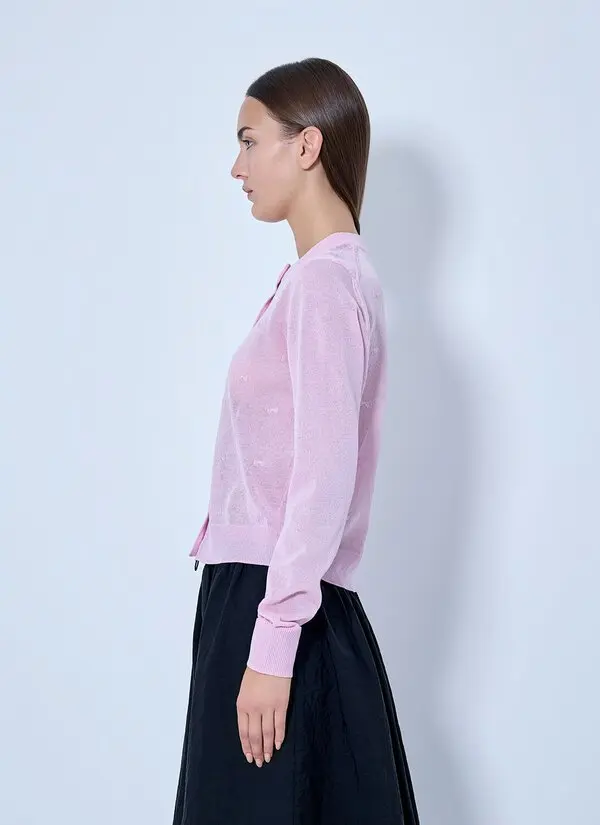 Cecilie Bahnsen Pretty Bow Knit Cardigan
