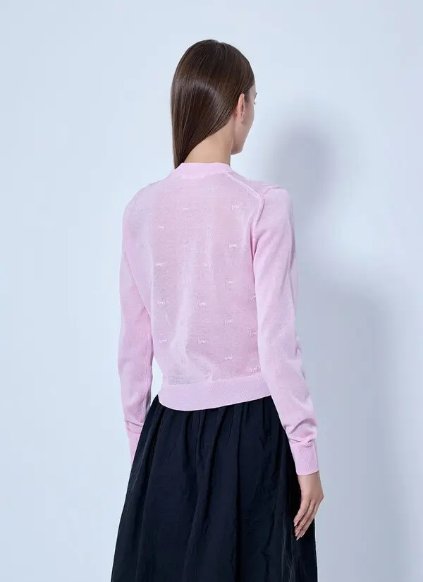 Cecilie Bahnsen Pretty Bow Knit Cardigan