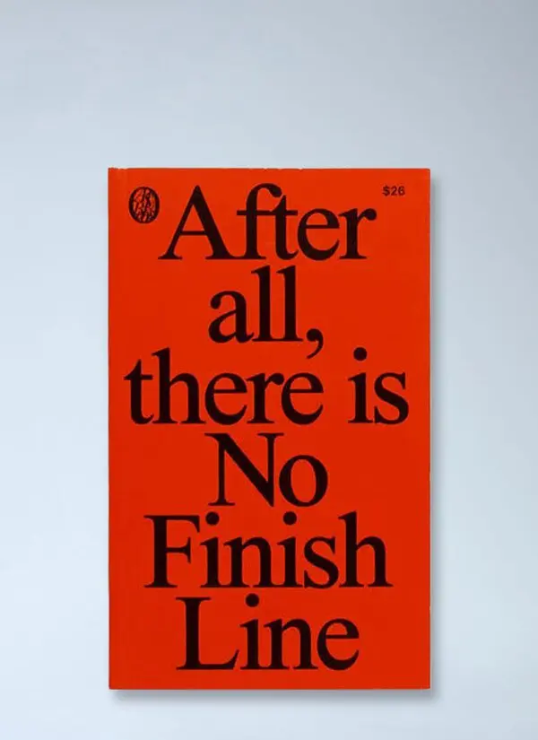 ANTENNE BOOKS No Finish Line Book - Red