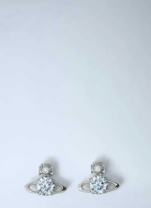 VIVIENNE WESTWOOD Reina Large Earrings - Silver