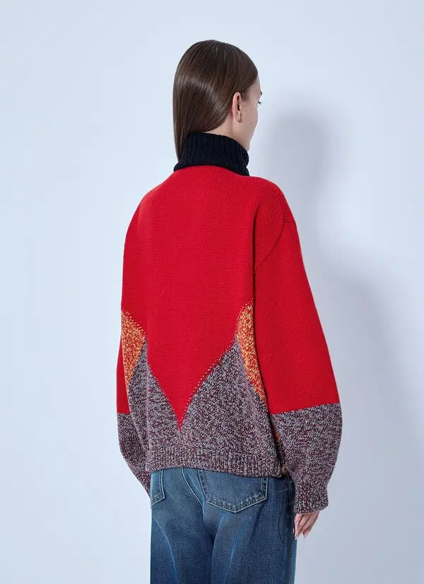 Marni Zippered Knit Sweater