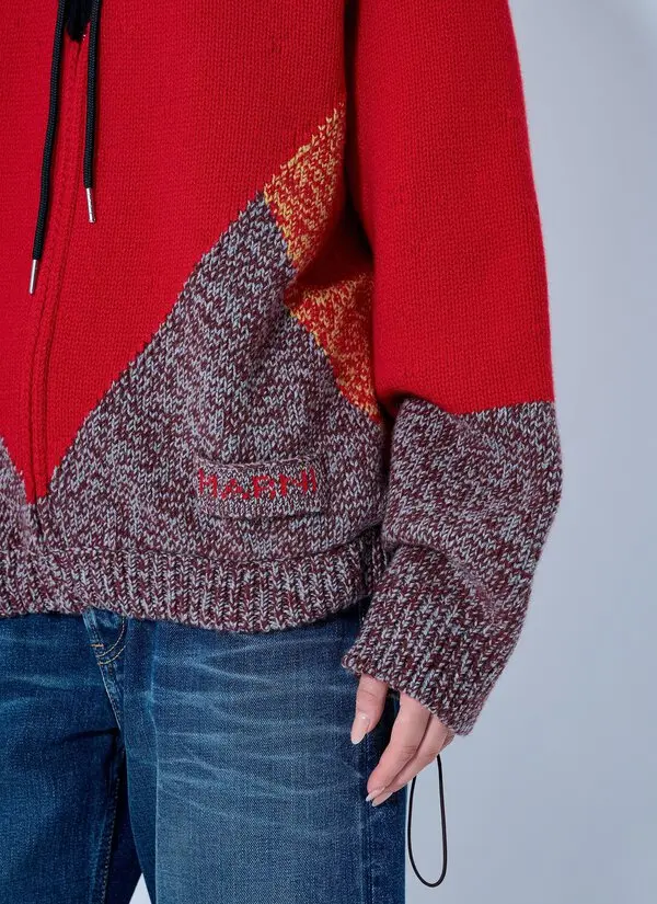 Marni Zippered Knit Sweater