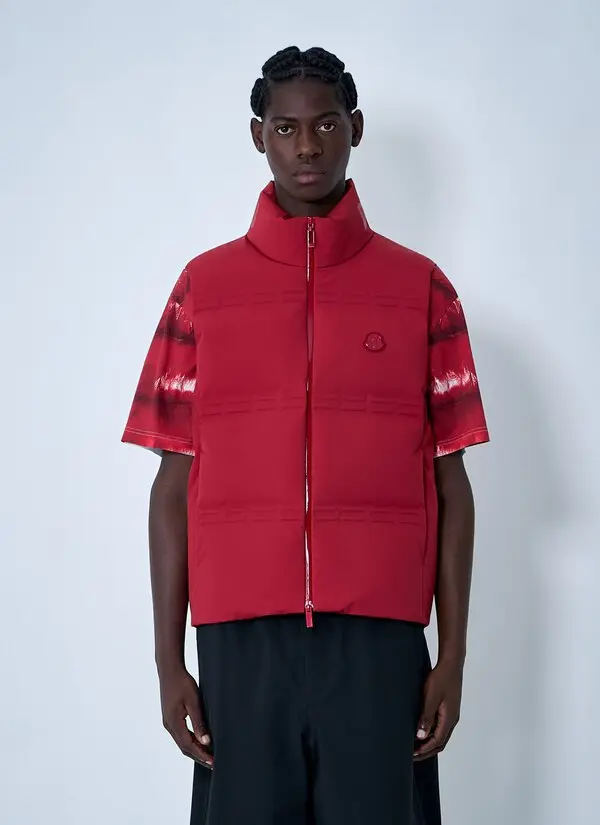 MONCLER X A$AP ROCKY Matte Sparky Vest - Red
