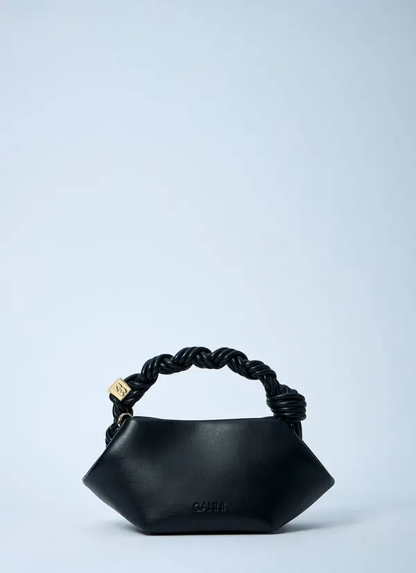 GANNI Mini Bou Handbag - Black