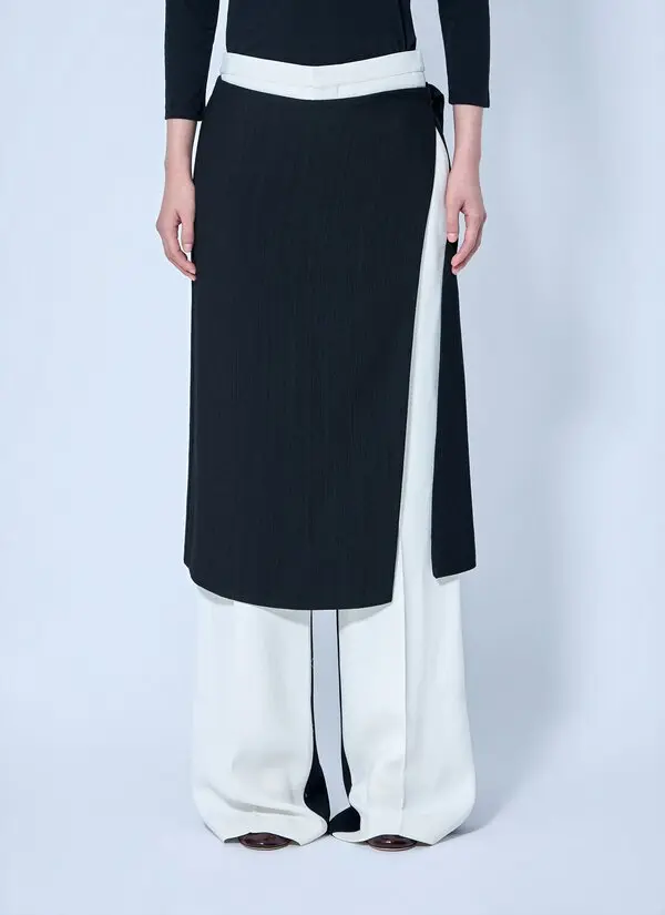Phoebe Philo Apron Trousers - Black