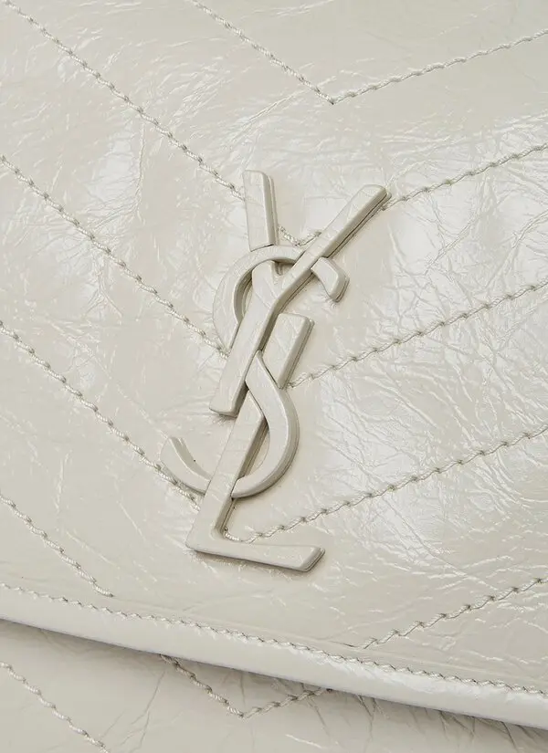 Saint Laurent Niki Medium Shoulder Bag - Beige