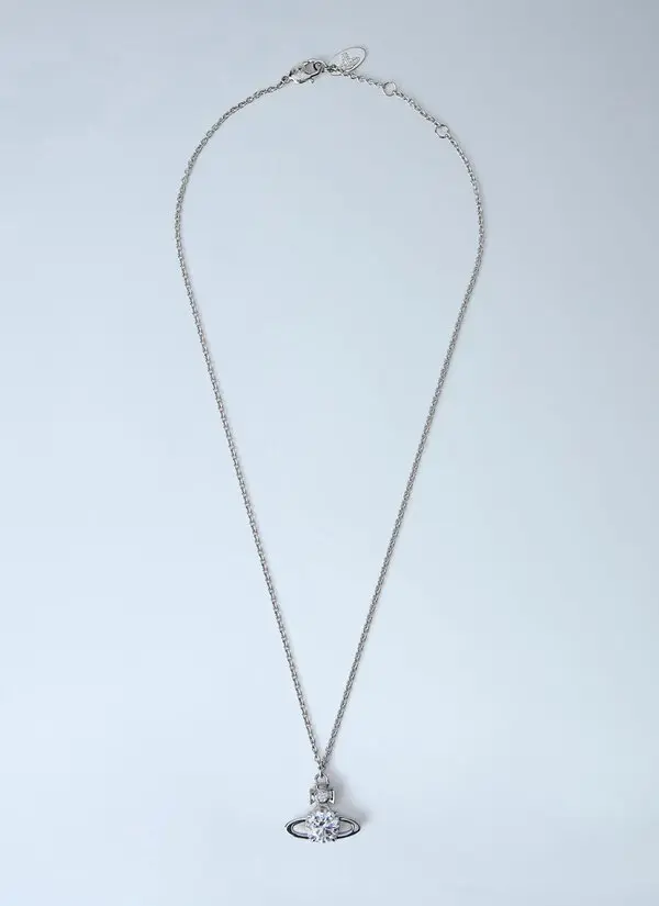 VIVIENNE WESTWOOD Agnatha Bas Relief Pendant Necklace - Silver
