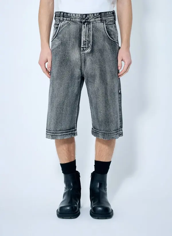 ENTIRE STUDIOS D Cargo Shorts - Grey