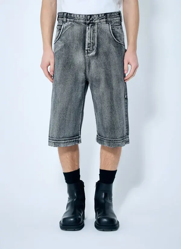 ENTIRE STUDIOS D Cargo Shorts - Grey