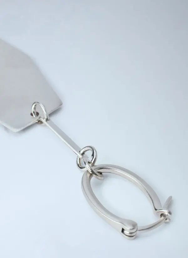 Rick Owens Tower Folder Earrings