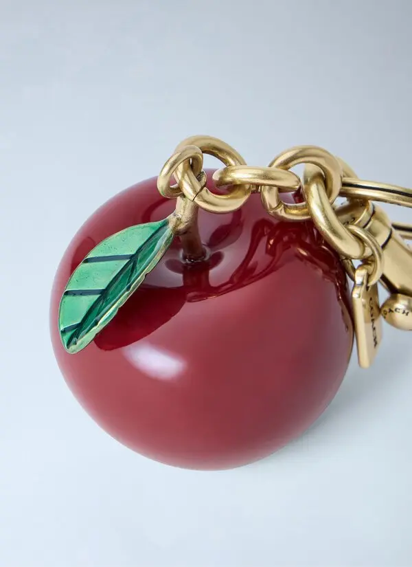 COACH Apple Bag Charm