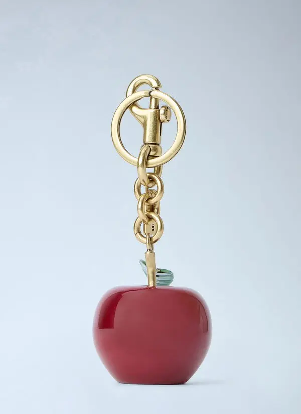 COACH Apple Bag Charm