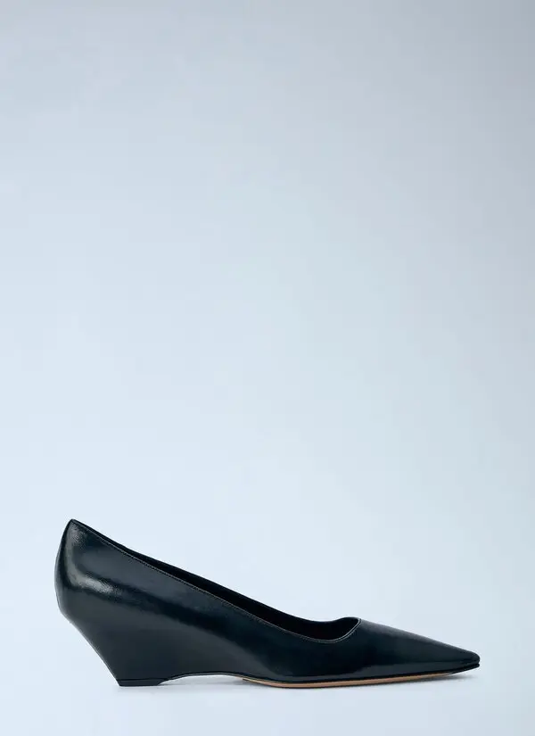 THE ROW Liisa Wedge Heels - Black