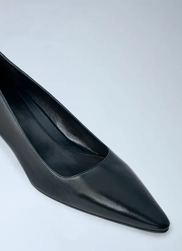 THE ROW Liisa Wedge Heels - Black