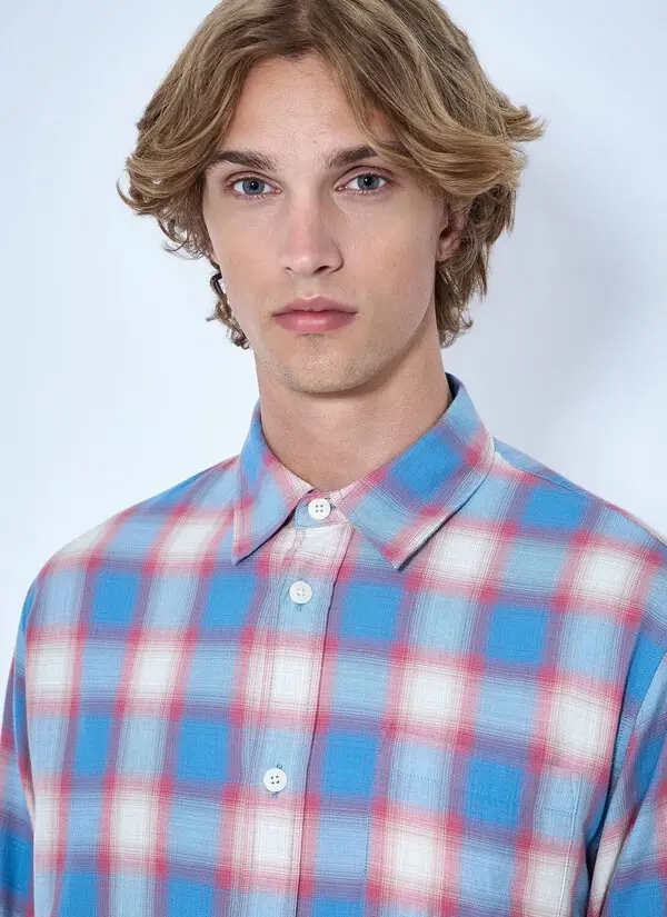 StÜssy Beach Ombre Plaid Shirt