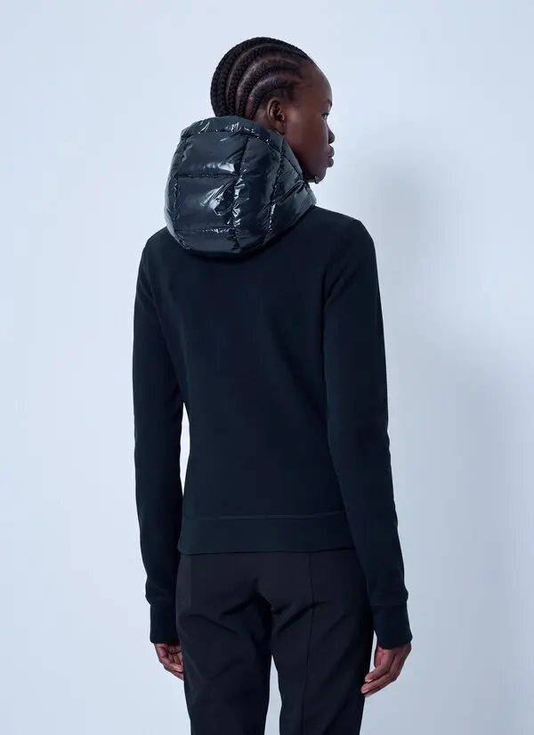 Moncler Hooded Quilted Down Vest - Black