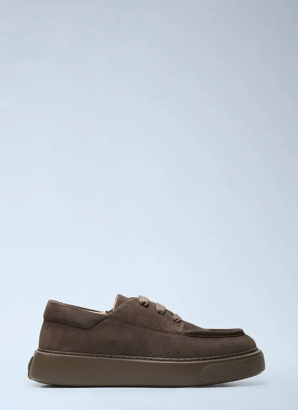 REFERENC Tahoe Suede Lace-up Shoes - Brown