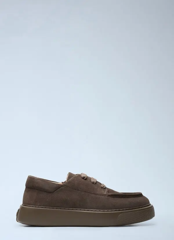 REFERENC Tahoe Suede Lace-up Shoes - Brown