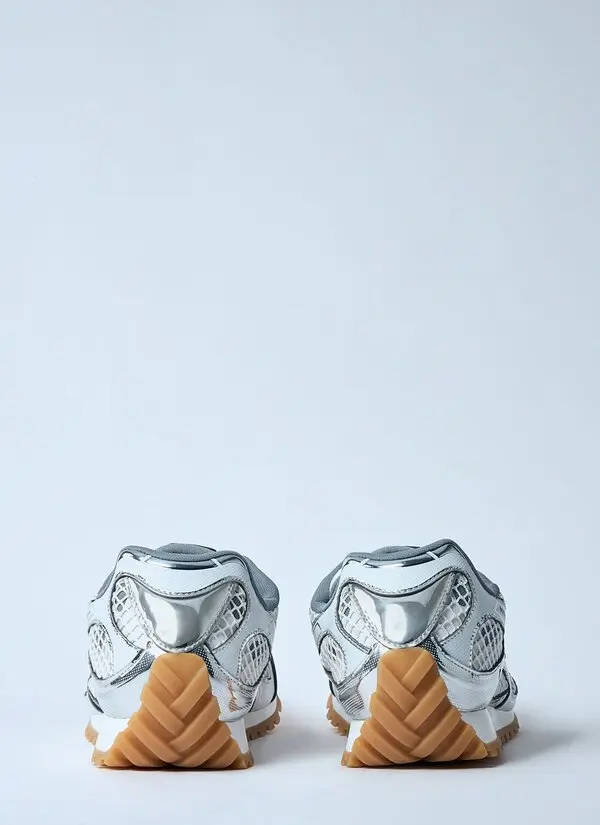 Bottega Veneta Orbit Sneakers - Silver