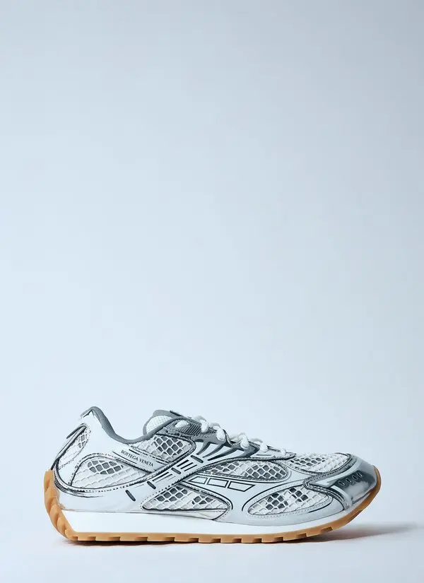 Bottega Veneta Orbit Sneakers - Silver