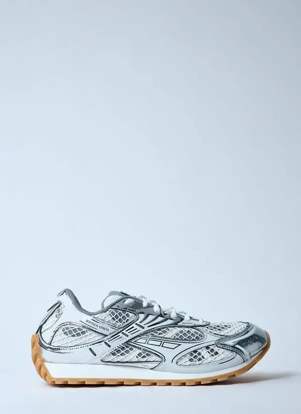 Bottega Veneta Orbit Sneakers - Silver