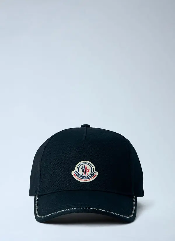 Moncler Baseball Logo Cap - Black