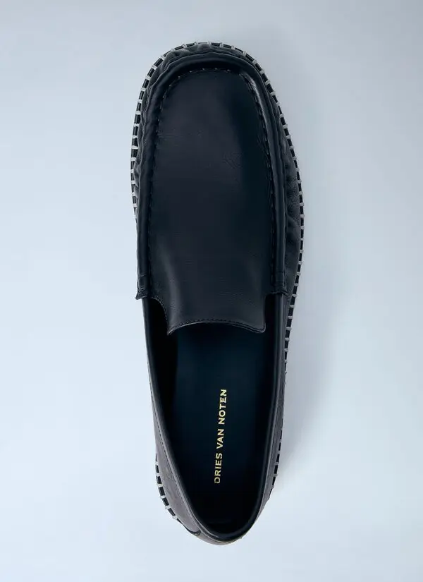 Dries Van Noten Leather Loafers