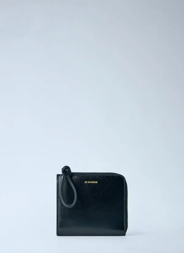 JIL SANDER Credit Card Purse - Black