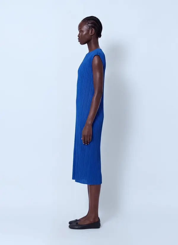 Issey Miyake July Pleated Midi Dress